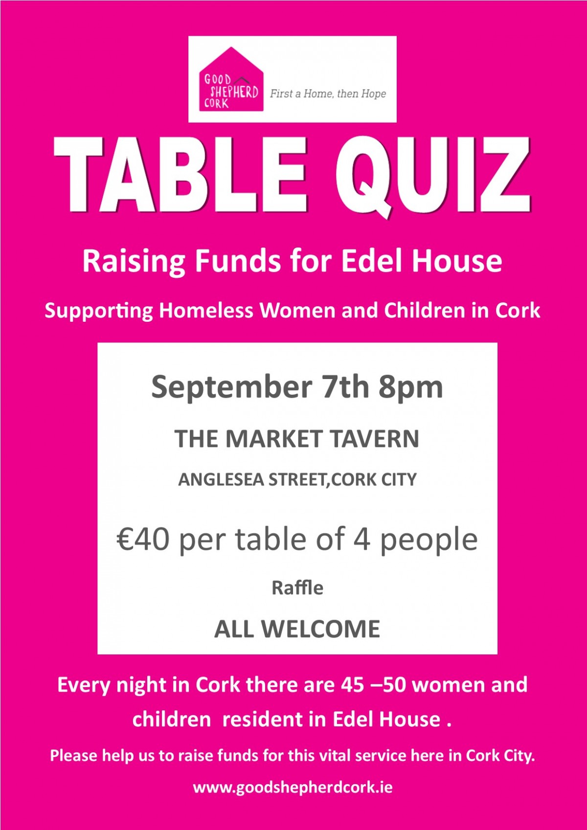 Table Quiz Fundraiser For Edel House Good Shepherd Cork table-quiz-fundraiser-for-edel-house-good-shepherd-cork